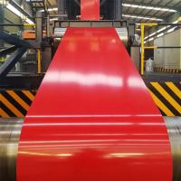 China DX51D PPGI Color Coated Prepainted Steel Coil 0.18-2.0mm for Metal Roofing for sale