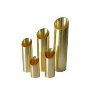 China Thick Wall Brass Tube CuZn35 CuZn37 C43400 0.3-80mm Wall Thickness for HVAC for sale
