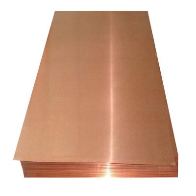 China DIN ISO JIS 99.9 Pure Copper Sheet C11000 C10100 C10200 Material for sale