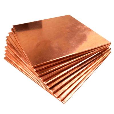 China 99.99 Pure Copper Flat Roofing Cathode Plate C11000 C10200 0.3-100mm Thickness for sale