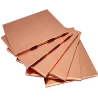 China C11000 C12200 Red Copper Plate Sheet 0.1-20mm Thickness JIS ASTM Standard Decoration for sale