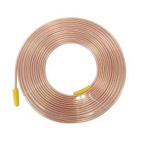 China Refrigeration Copper Tube 6m Length 1/4 Hard ASTM B75M for AC and Refrigerator for sale