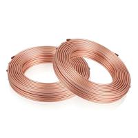 China Refrigeration Copper Tube 6m Length 1/4 Hard ASTM B75M for AC and Refrigerator for sale