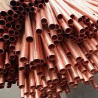 China Refrigeration Copper Tube 6m Length 1/4 Hard ASTM B75M for AC and Refrigerator for sale