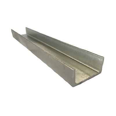 China Galvanized Steel U Channel Q235B Q345B S235JR 1.5mm-25mm Thickness 6m-12m Length for sale
