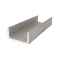 China Structural Stainless Steel Profiles , Metallic Luster U Shape Steel Beam OEM ODM for sale