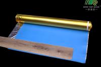 China Golden Film 2mm Blue Foam Underlayment , Sound Proof Floor Padding 1000mm for sale