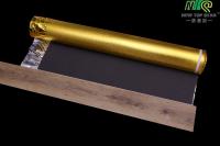 China EVA Acoustic Laminate Flooring Underlayment 110kg/M3 Golden Foil 3mm ISO for sale
