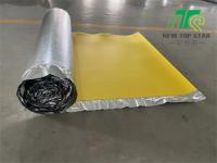 China Yellow IXPE Foam Underlay 200sqft/Roll Silver Vapor 3-In-1 Flooring Underlayment for sale
