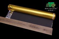 China EVA Acoustic Laminate Flooring Underlayment Golden Foil 3mm 110kg/M3 ISO for sale