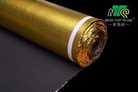 China EVA Acoustic Laminate Flooring Underlayment Golden Foil 3mm 110kg/M3 ISO for sale