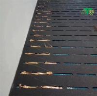 China Orange IXPE Foam Underlayment 2mm Durable Slotted With Hole for sale