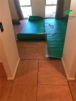 China Green Eco Friendly Underlay 2mm 33kg/m3 Laminate Moisture Proof Underlay With PE Film for sale