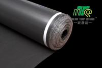 China 100kg/m3 EVA Foam Underlayment 200sqft , Black Noise Reducing Underlay For Laminate for sale