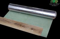 China 920KGS/m3 Acoustic Floor Underlayment Rubber Carpet Underlay With Silver Vapor Barrier for sale