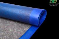 China 3mm Blue Non Woven Fabric Felt Roll Recycled Fibers For Engineered Wood for sale