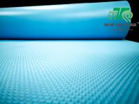 China Blue Vinyl SPC Flooring Underlayment Embossed , Laminate Floor Padding Underlayment for sale