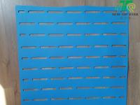 China Orange IXPE Foam Underlayment 2mm Durable Slotted With Hole for sale