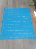 China Orange IXPE Foam Underlayment 2mm Durable Slotted With Hole for sale