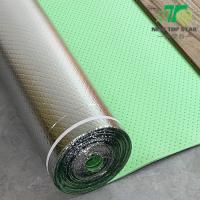 China Green Cross Linked Polyethylene Foam Roll Soundproof Vapor Barrier Underlay for sale