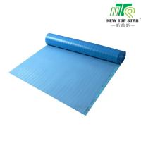 China Gold Vapor Hardwood Flooring Underlayment , Polyethylene Foam Solid Wood Floor Underlay for sale