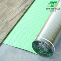 China Green Cross Linked Polyethylene Foam Roll Soundproof Vapor Barrier Underlay for sale