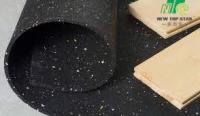 China 3mm Natural Rubber Flooring Underlayment For Laminate Flooring Gold Film for sale