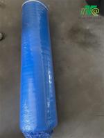 China 2mm Blue Hardwood Flooring Underlayment 20KG/M3 EPE With 0.02mm PE Film Overlap for sale