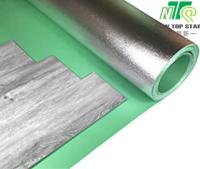 China Green Underfloor Heating Underlay Under Laminate Flooring 2mm 33kg/cbm for sale