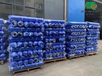 China 3 In 1 Acoustic Floor Underlayment Blue Aluminium Film Noise Reducing Underlay for sale