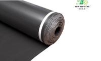 China PE film 3mm Acoustic Underlay Black / 200sqft Per Roll Sound Proofing Underlay for sale