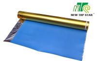 China 3mm Waterproof IXPE Foam Underlayment , 33kg/m3 Sound Proof Underlay With Golden Film for sale