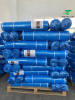 China Vapor 3 In 1 Floor Underlayment , Laminate Flooring Blue Foam Underlayment With Overlap for sale