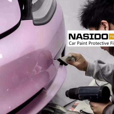 China Self Adhesive Color Wrap Film Soft Peach Car Paint Protection Film Chemical Resistance Weather Proof for sale