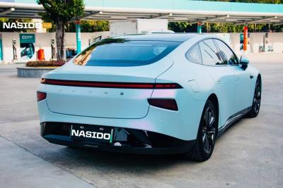 China High Stretchable Customized Car Color TPU Film PET Brilliant Blue for sale