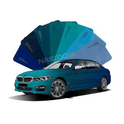 China Light Blue TPU Color PPF Heat Insulation Brightness Color Car Paint Protection Film for sale