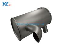China 440MM Height Doosan Excavator Muffler DH60-7 Silver Colour for sale