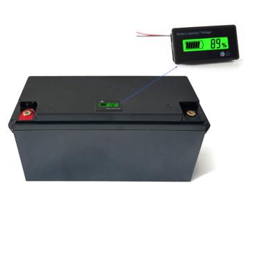 China RV 12V Lithium Battery Pack 100ah 150ah 200ah LiFePO4 Ion Cell 2500 Times Cycle Life for sale