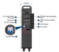 China OEM 5KWH Lifepo4 Solar Battery With 5Kw Inverter Lithium Battery All In One Solar Sytem for sale