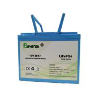China Rechargeable Deep Cycle Lithium Ion Battery Packs 60AH 12 Volt With Bluetooth Function for sale