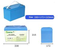 China Plastic Rechargeable LiFePo4 Battery Pack Bluetooth 12V 100AH Replace Lead Acid Battery Electric Vehicle for sale