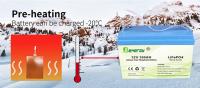China Plastic Rechargeable LiFePo4 Battery Pack Bluetooth 12V 100AH Replace Lead Acid Battery Electric Vehicle for sale