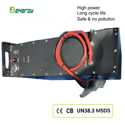China 24V 300AH Electric Forklift Lithium Battery For Electric Stacking Truck Lifting Pallet Stacker Walking Type for sale