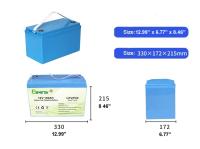 China 12V LiFePo4 Battery Pack 100AH 100A Max Charge Current Safe Replace Lead Acid Battery for sale