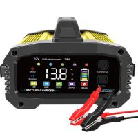 China Muti function Battery charger 12V/24V  motorcycle battery charger and car auxiliary starter for sale