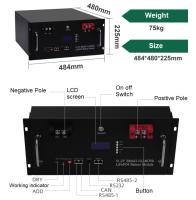China Lithium Battery 40KWH 800AH Matched Deye Inverter for sale
