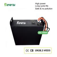 China Long Cycle Life 24V 150Ah Forklift Lithium Battery For Trolley , Forklifts  , Pallet Stacker , Pallet Carrier And Easy Installation for sale