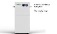 China LiFePO4 Solar Battery System For Household All-In-One Plug-and-Play Energy Storage System 10KWH With Inverter for sale