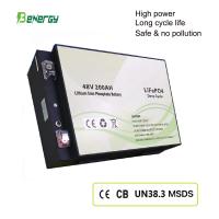 China Industrial 48V 200Ah LiFePO4 Battery Powering Autonomous Robots AGV Systems & Electric Marine Applications Smart LCD Monitor for sale
