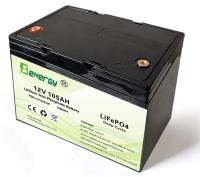 China 12V 105Ah LiFePO4 Battery Pack with Heating System OEM Deep Cycle 5000+ Cycles for Cold Weather for sale